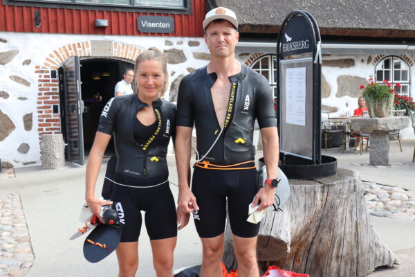 Amanda Nilsson från Karlshamn vann mixklassen i Swimrun - Karlshamns kommun