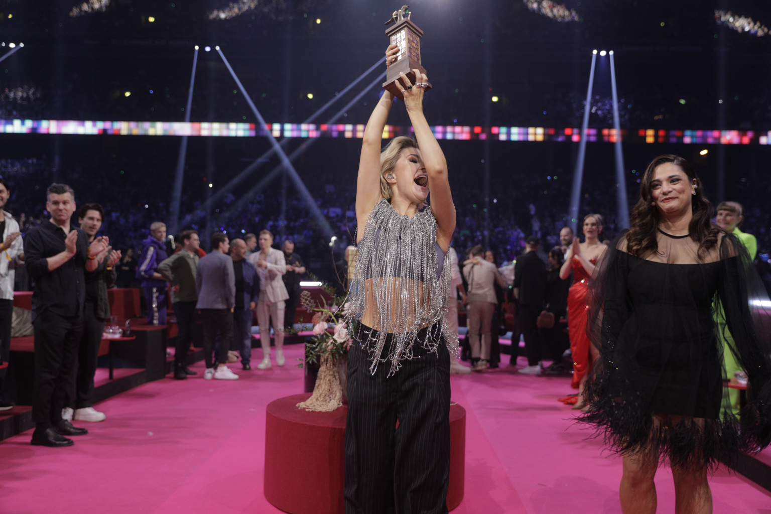 Cornelia Jacobs vann årets Melodifestivalen 2022 - Karlshamns kommun